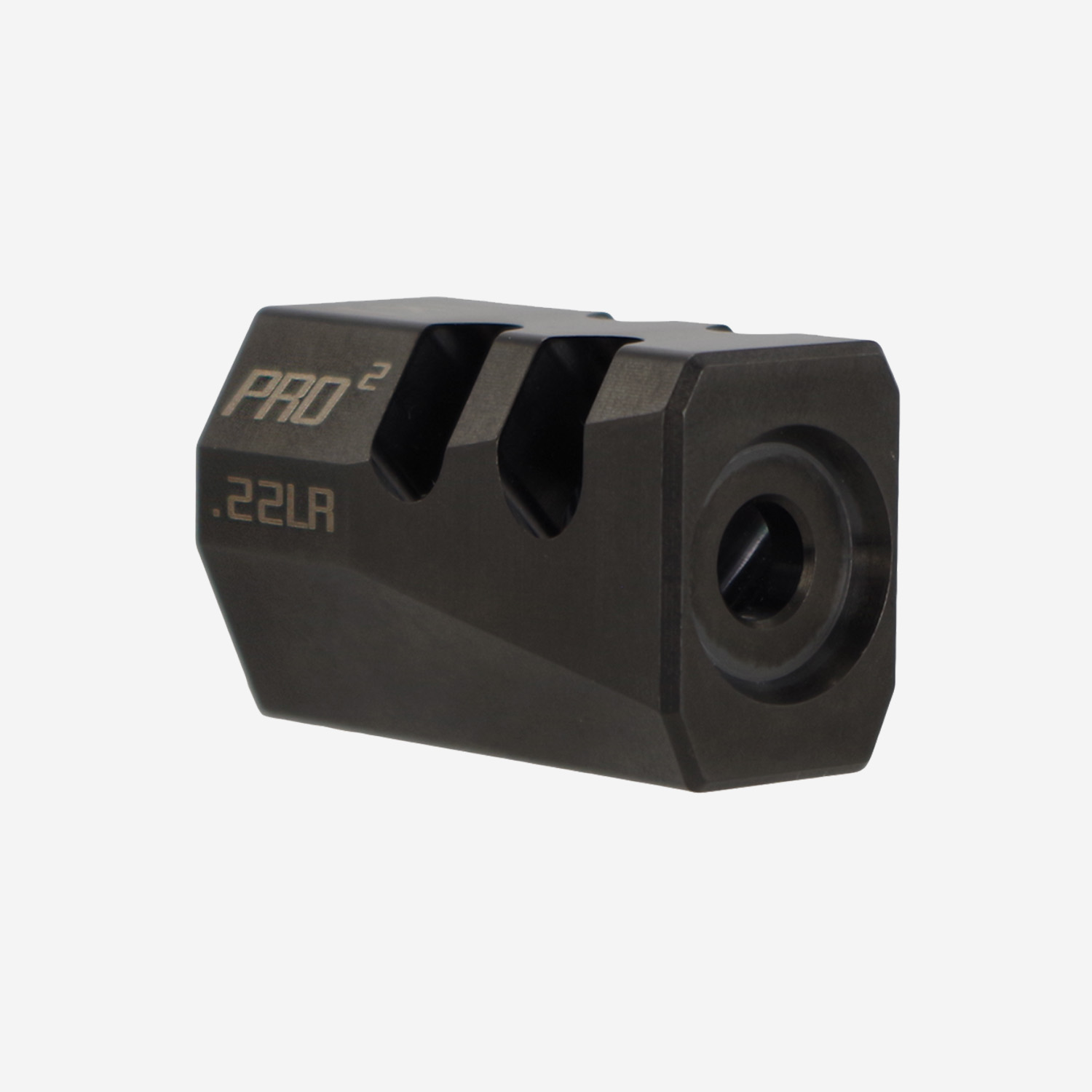 Game Changer PRO Squared Compensator for .22LR - Black - GoGear Direct