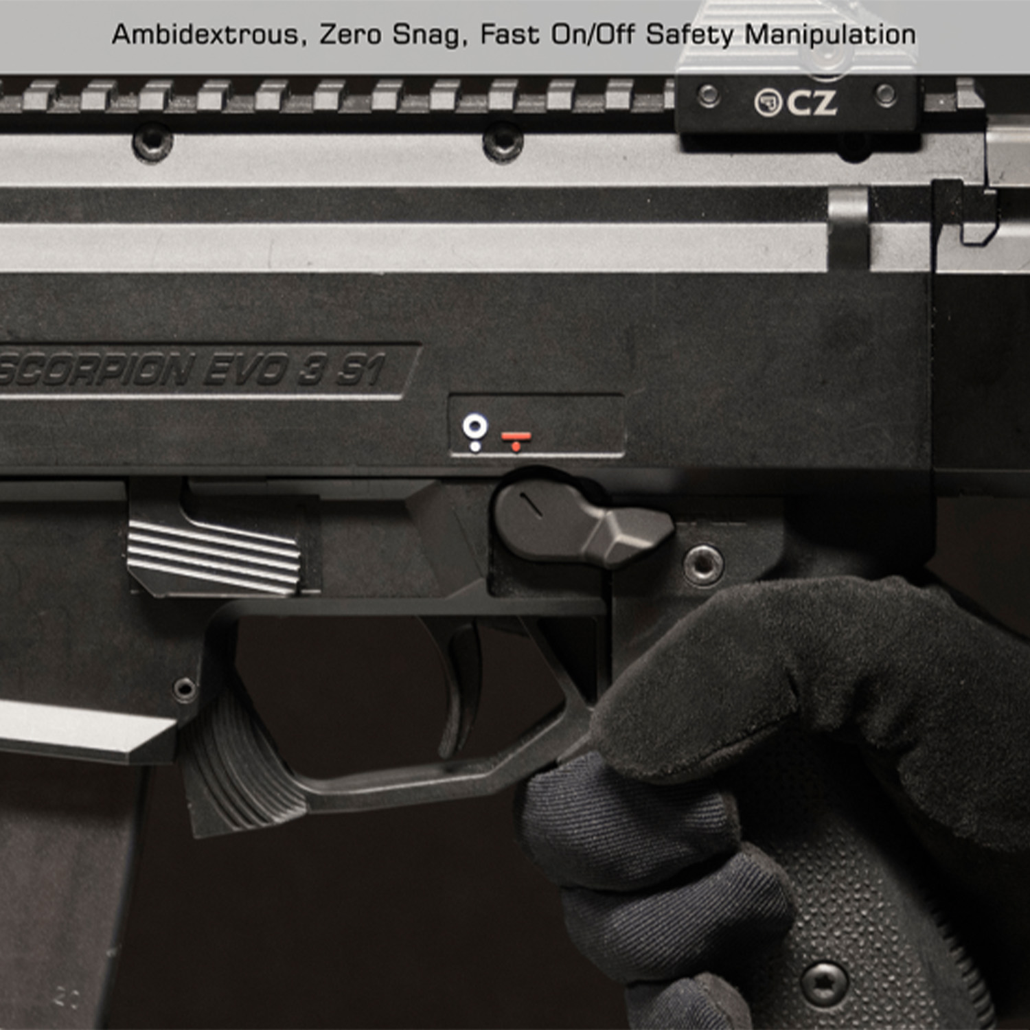 CZ Scorpion Evo 3 Safety Selectors - GoGear Direct