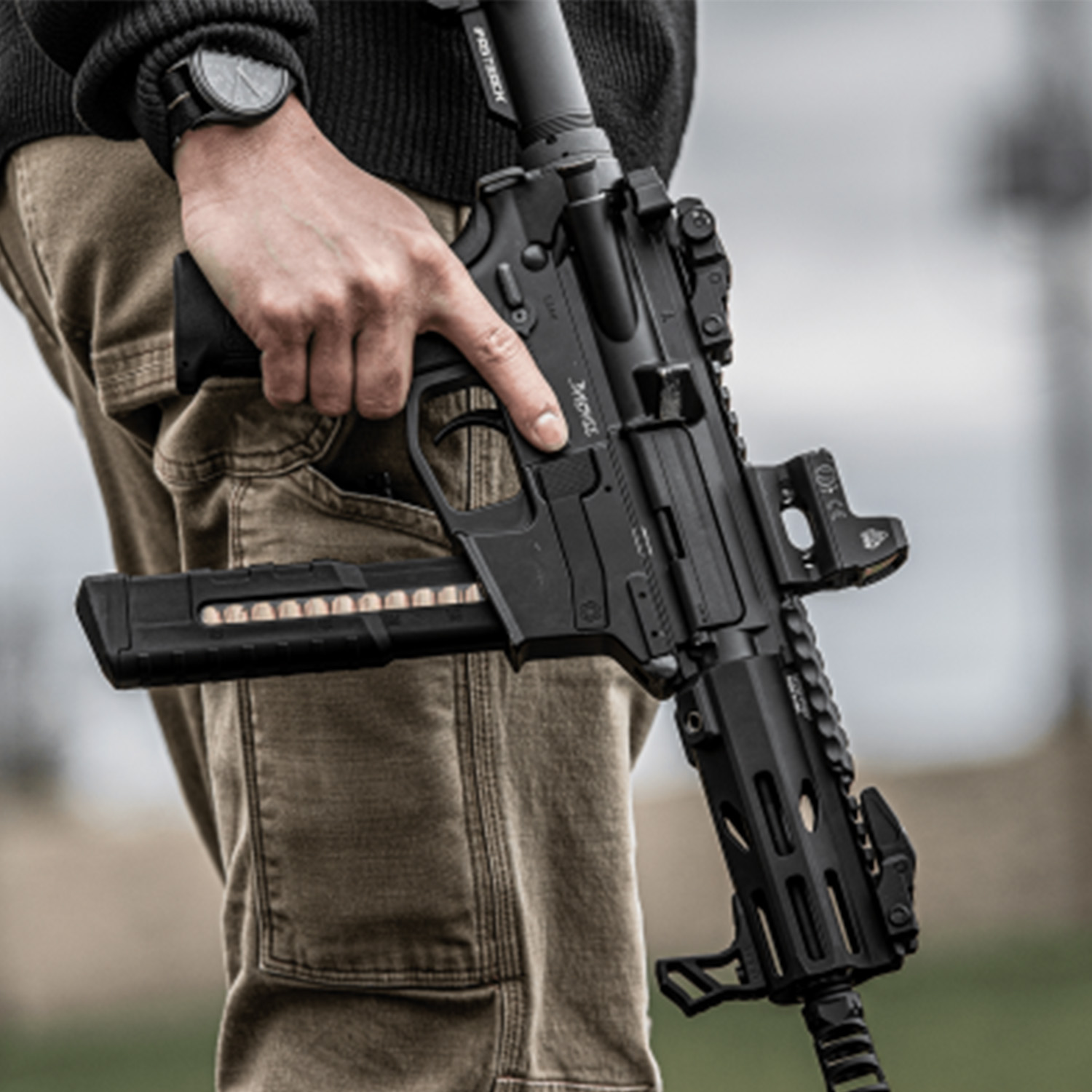 Polymer Glock Windowed Magazine PD933, 33 Round, 9mm - GoGear Direct