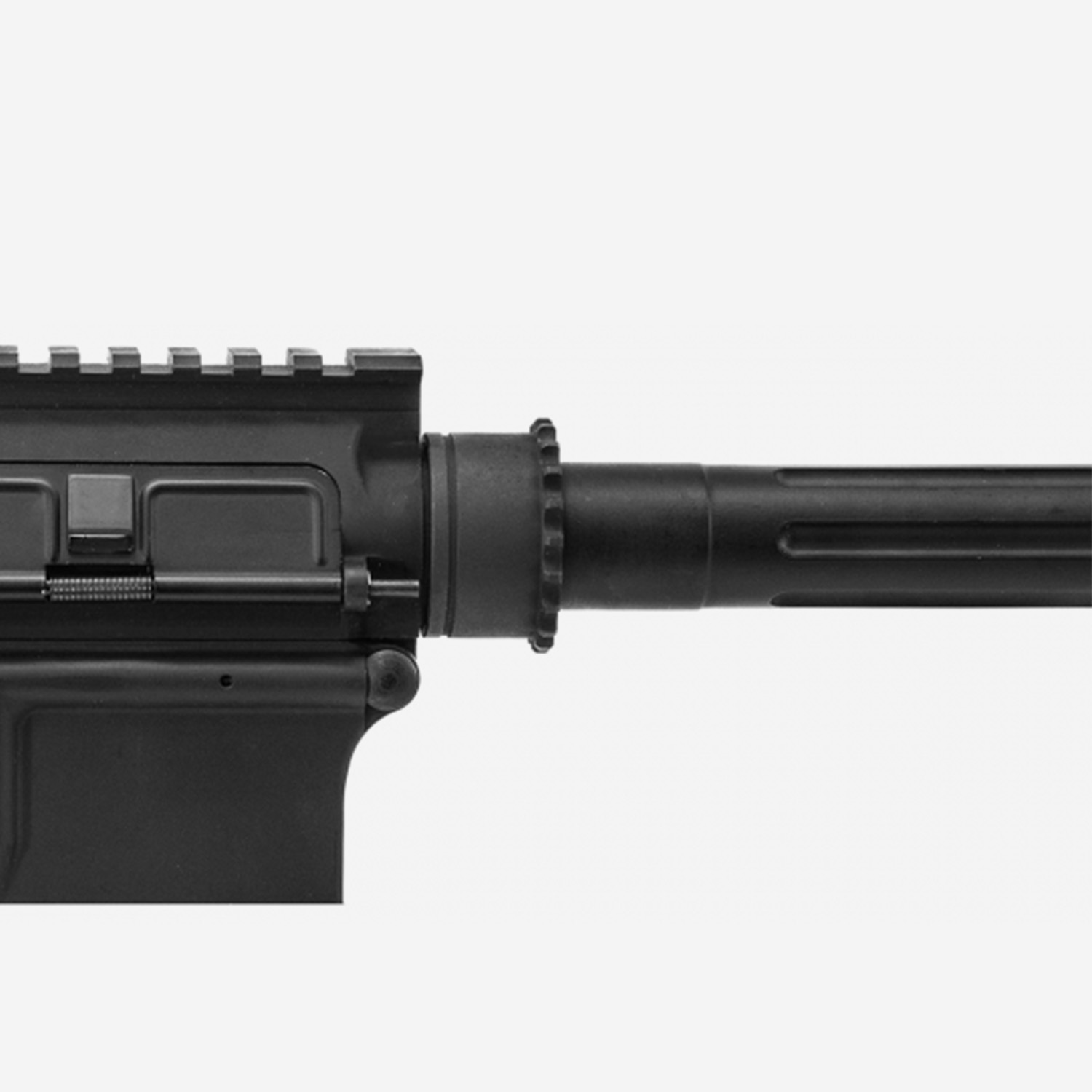 Standard AR15 Steel Barrel Nut, Black Phosphate Finish - GoGear Direct